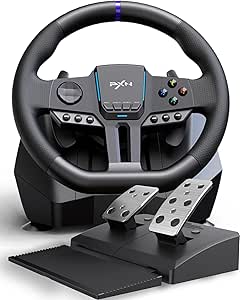 PXN V900 Gen2 Gaming Steering Wheel with Hall Pedals - 16 Bit, 280mm ...