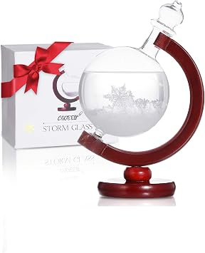 Amazon.com: CAVEEN Storm Glass Weather Station - Creative Weather ...