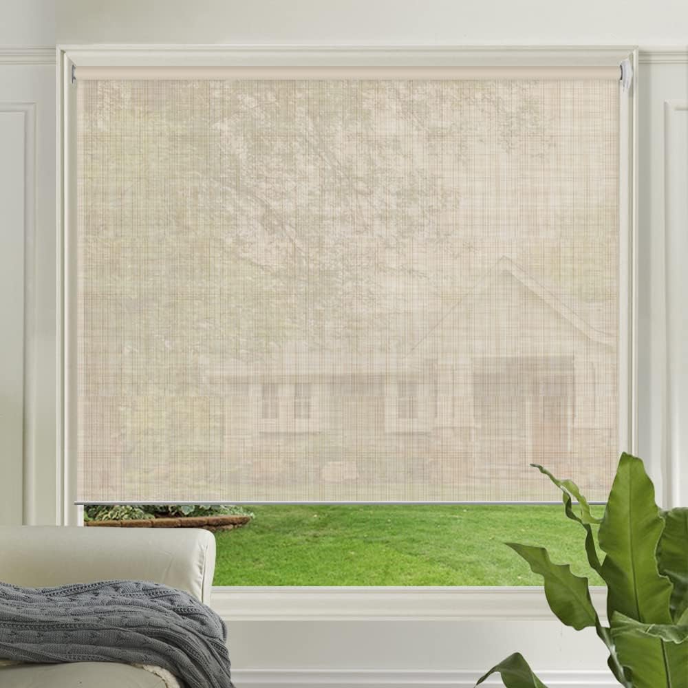 Amazon.com: LETAU Solar Cordless Window Shades Blinds, Upgrade Light ...