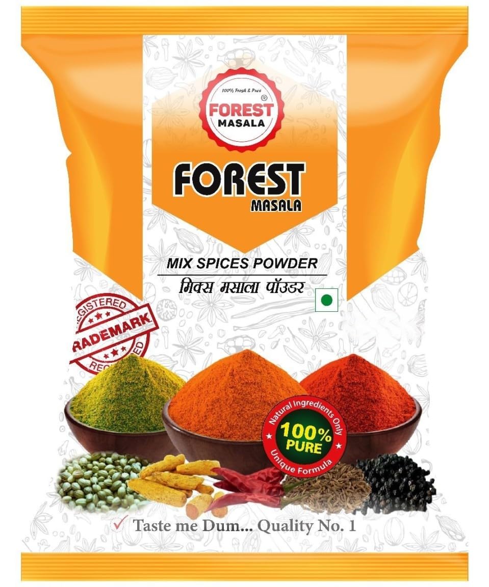 FOREST MASALA MIX SPICES POWDER (All-in-One Magic) 100gm : Amazon.in ...