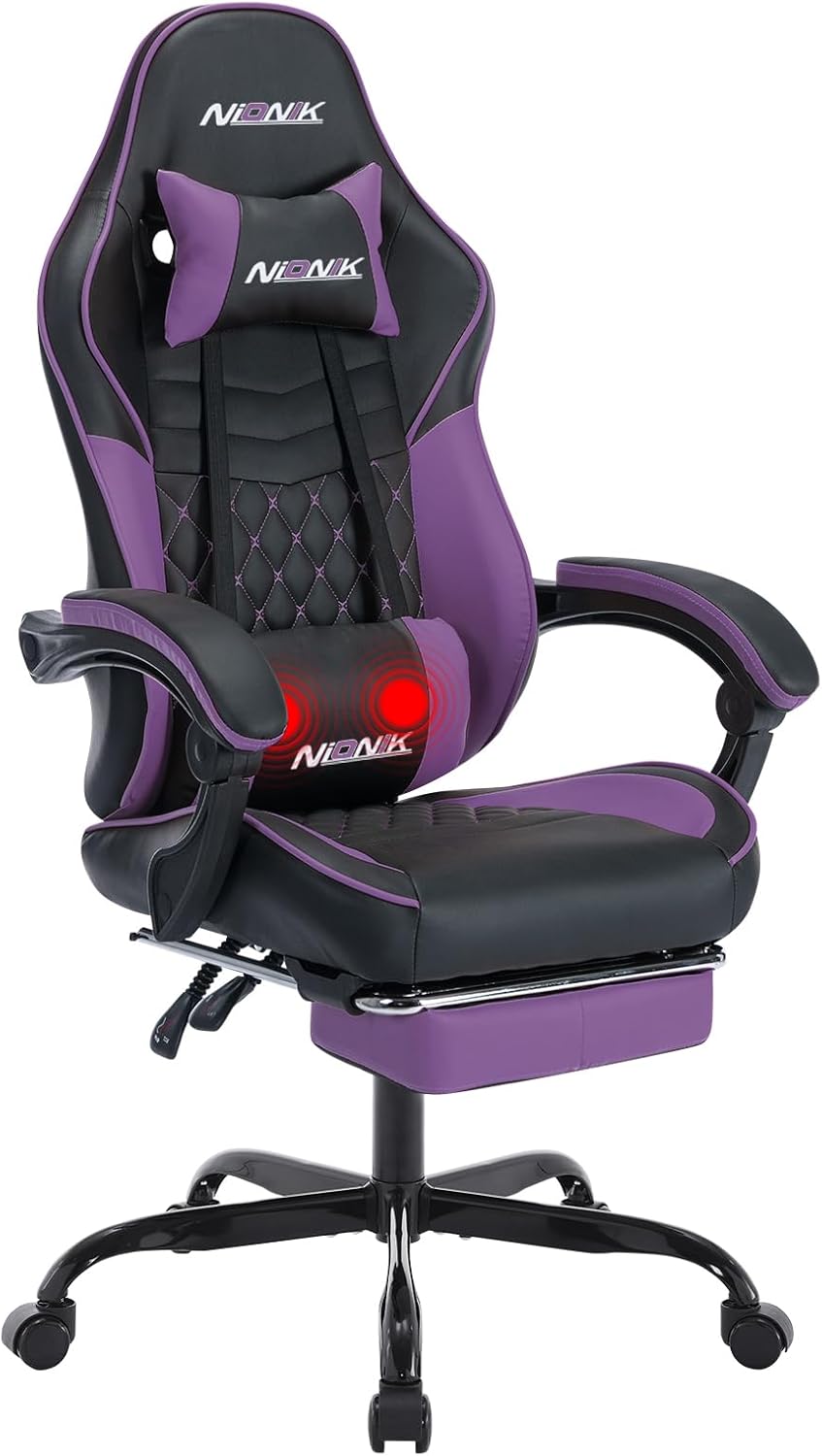 Amazon.com: Ergonomic Video Gamer Chairs,Computer Gaming Chairs with ...