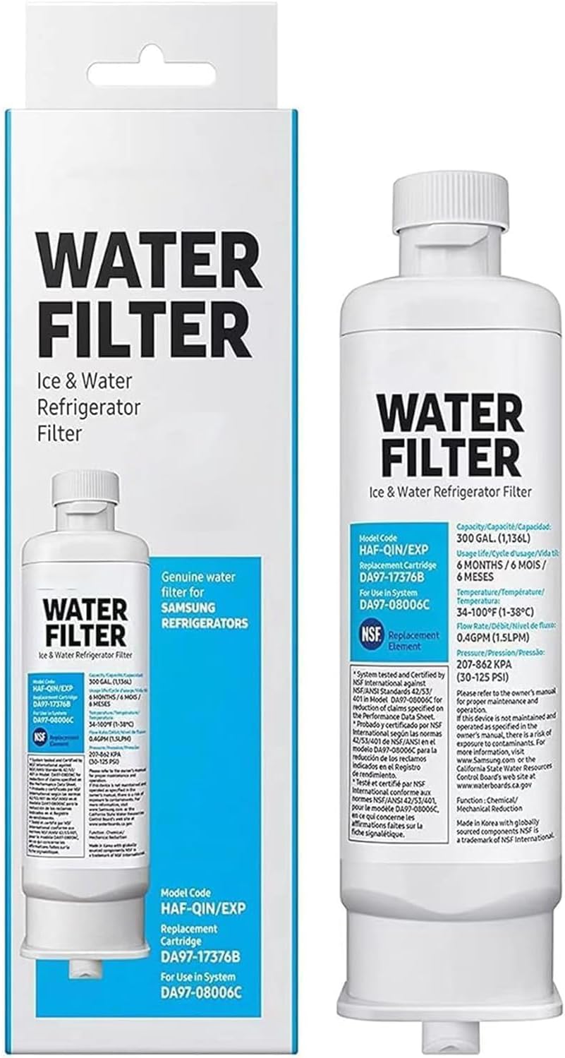 Filtro de Agua Original DA97-17376B, DA97-08006C, HAF-QIN, HAF-QIN/EXP ...