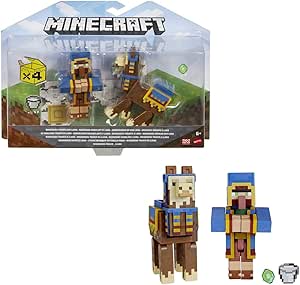 Minecraft - Dungeons Ravager & Raid Captain Figures: Amazon.de: Spielzeug