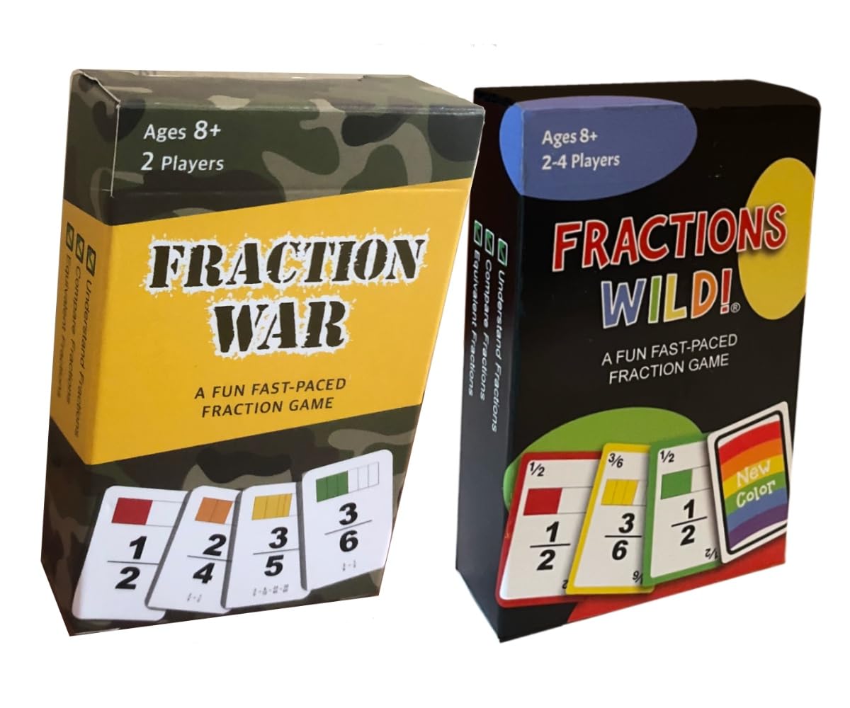 Amazon.com: Fraction Math Games - Fun Games to Learn, Compare and ...