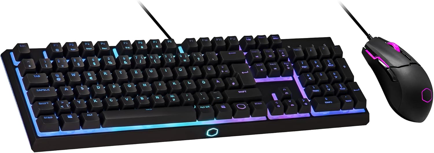 Amazon.com: Cooler Master MS110 Wired Optical RGB Mouse and Keyboard ...
