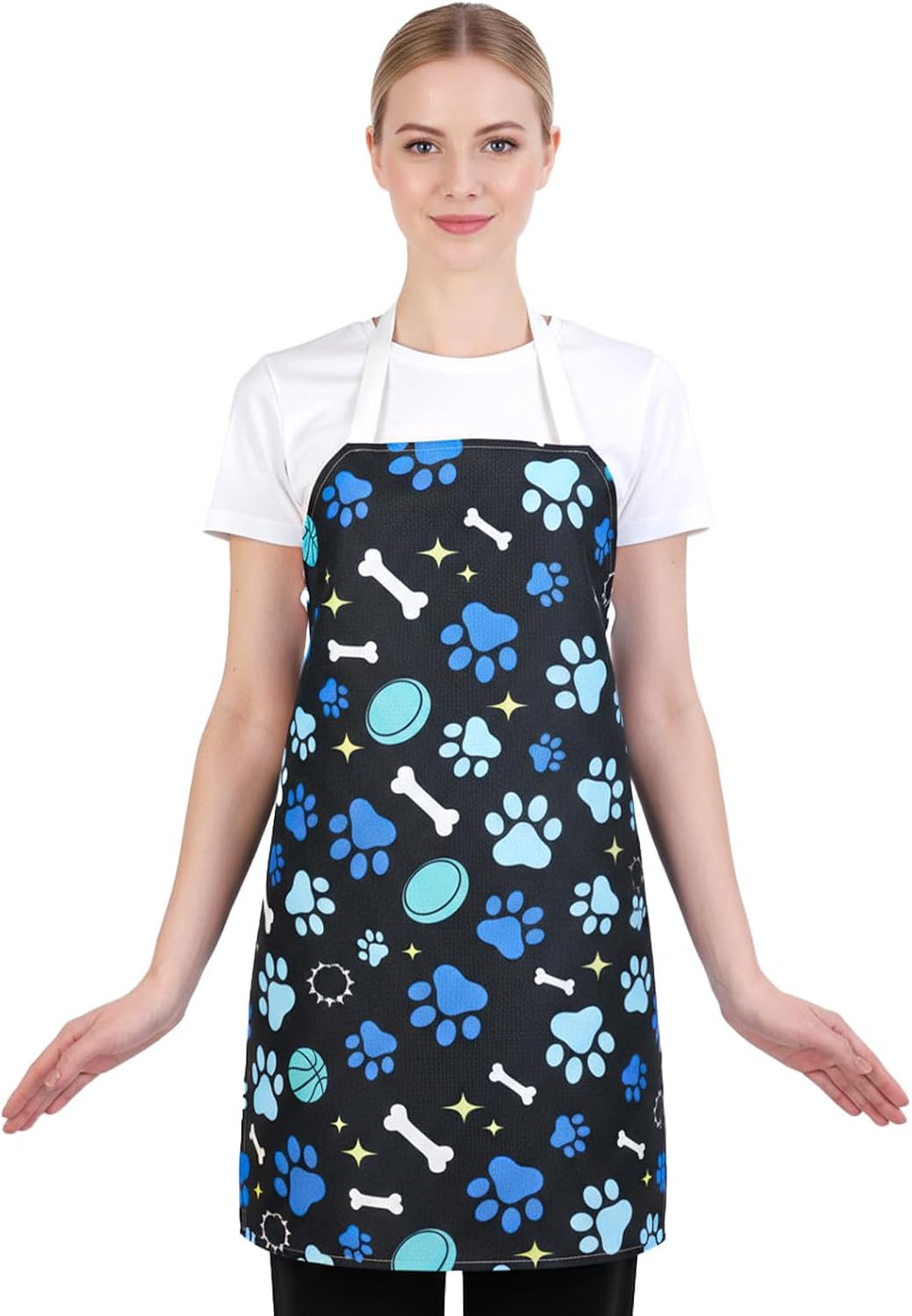 Amazon.com: YBEATY Dog Apron Grooming Adjustable Neck Washing Smocks ...