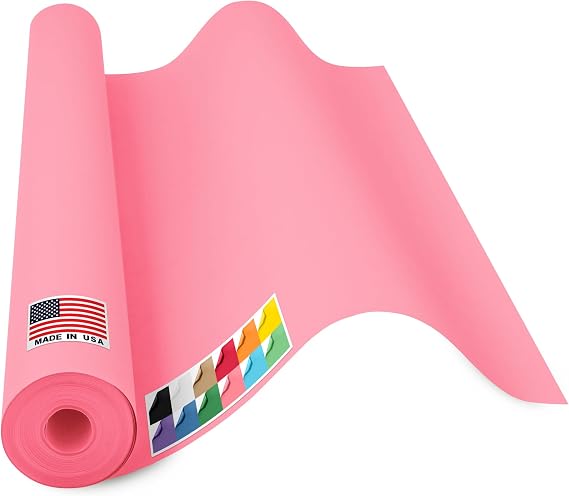 Amazon.com: Paclord USA Made 36" x 1200" Pink Kraft Paper Roll, 45 lbs ...