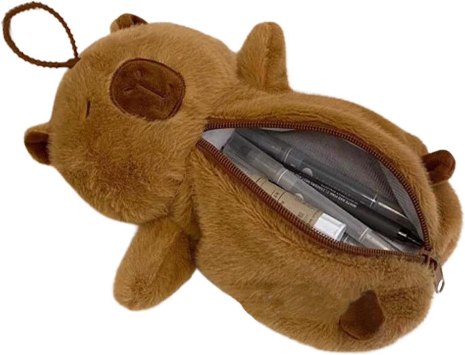 Capybara Pencil Holder - Cartoon Stationery Case Pencil Pouch | Large ...