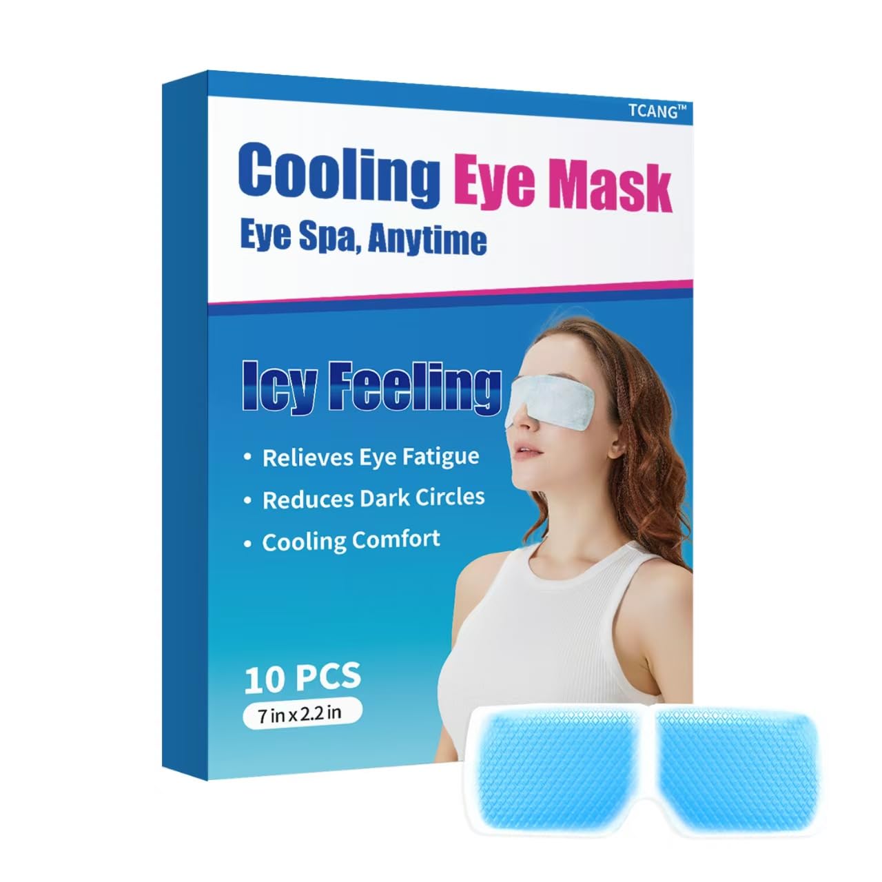 Snapklik.com : TCANG Disposable Instant Cooling Gel Eye Masks
