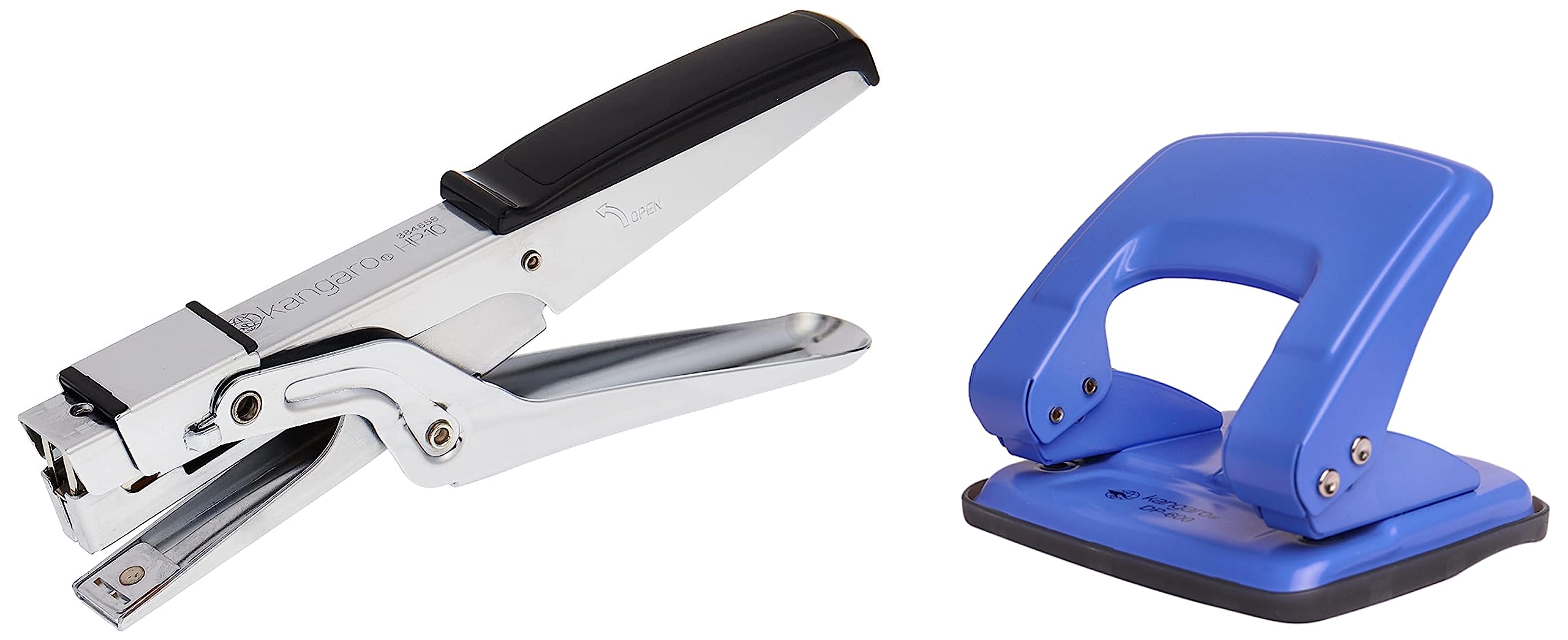 Kangaro Stapler HP 10 - Colour May Vary & Kangaro DP-600 Punches ...