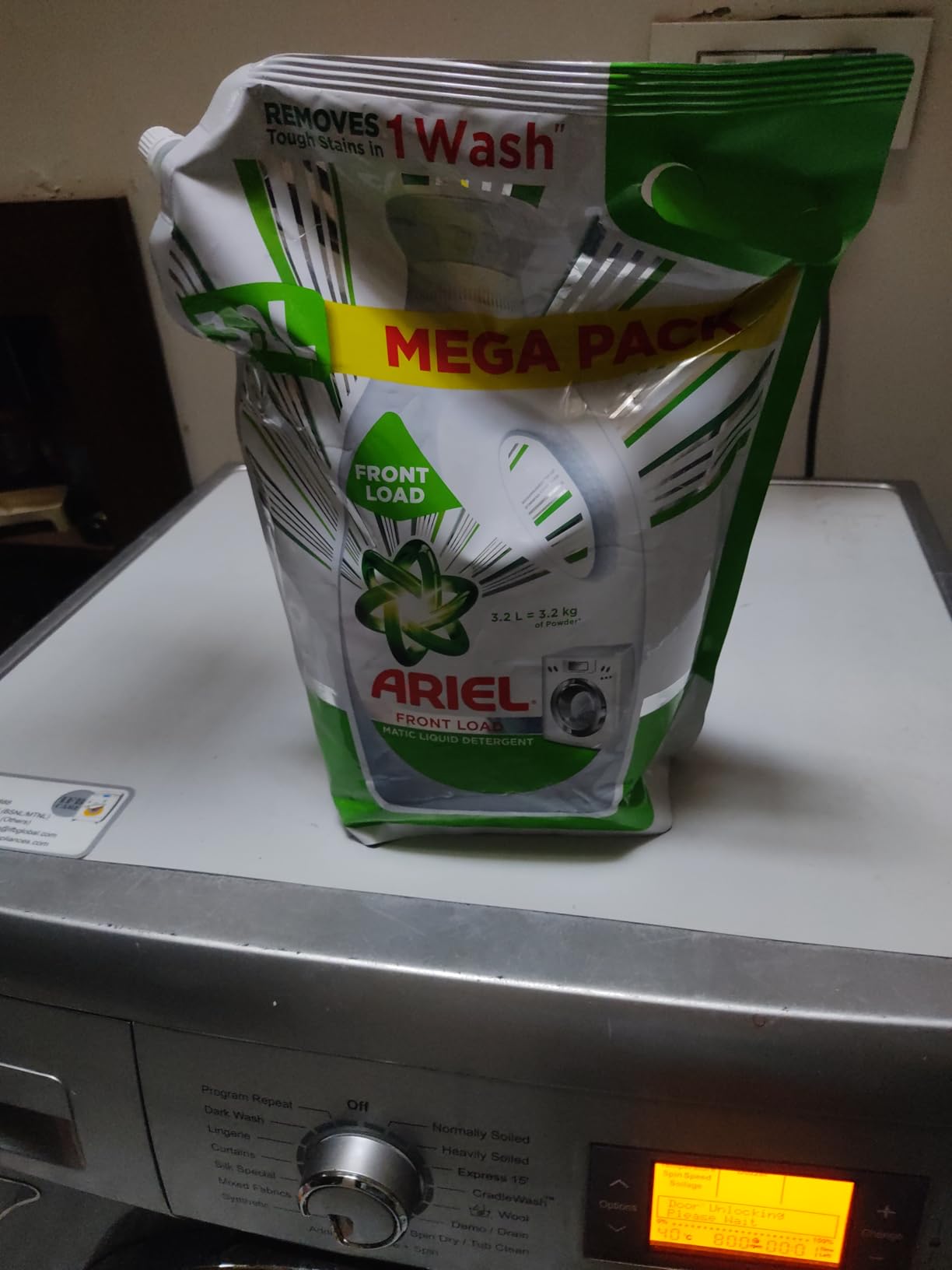 Ariel Front Load Matic Liquid Detergent 3.2Ltr (Pack of 2) : Amazon.in ...