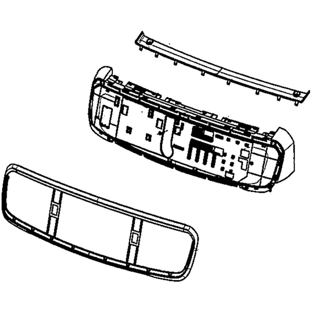 Amazon.com: Samsung DC97-20007A Dryer Control Panel Assembly Genuine ...