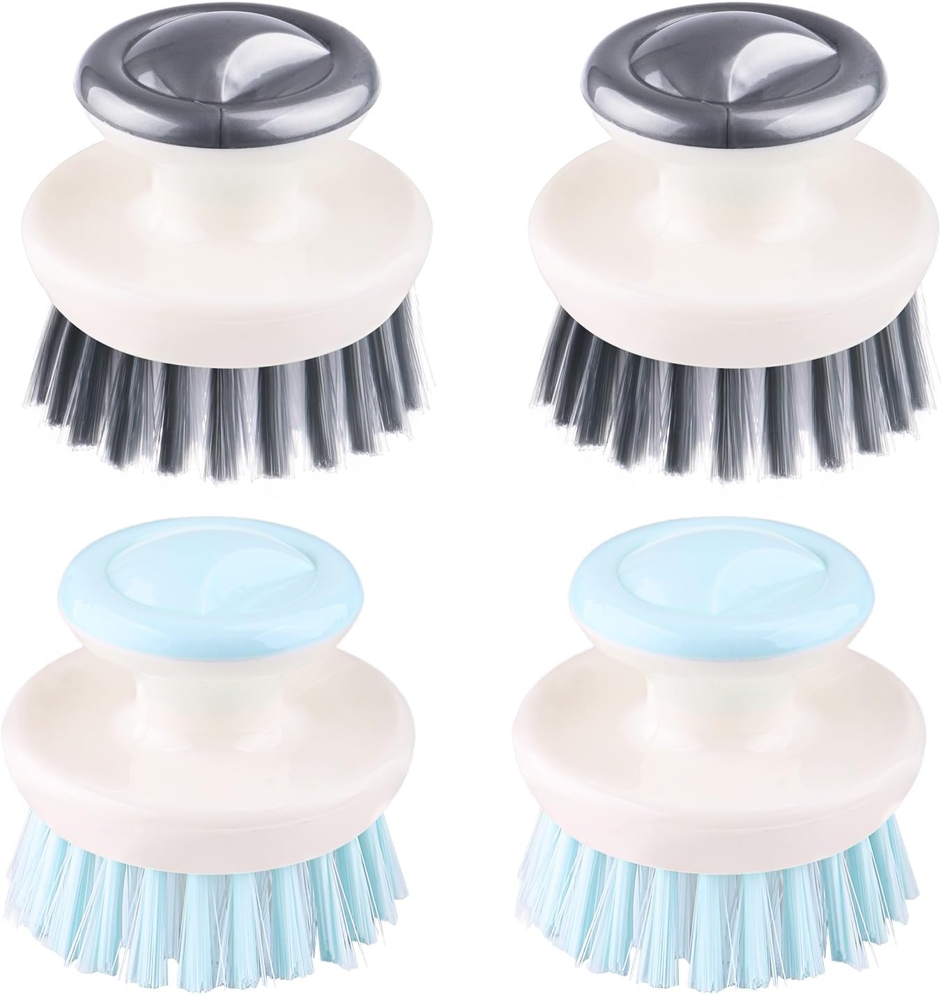 Amazon.com: 4 Pack Dish Brush Plastic Kitchen Scrubber Multipurpose ...