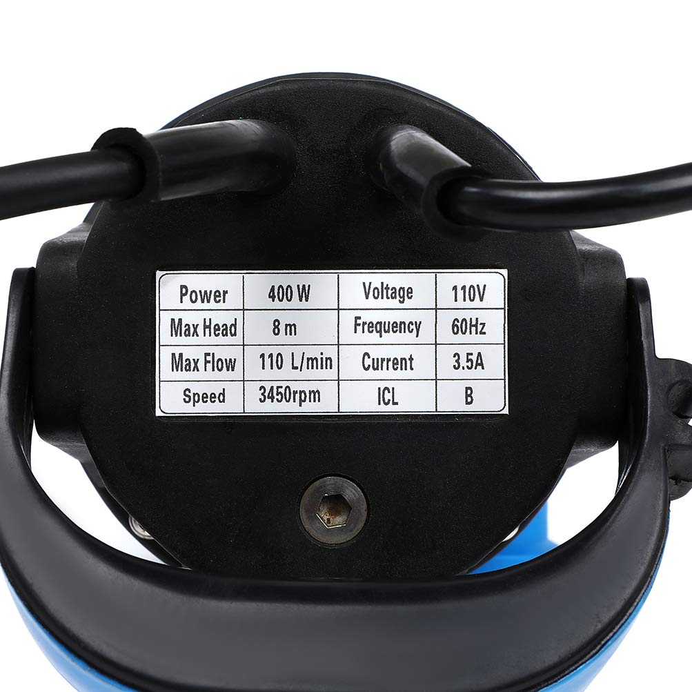 Snapklik.com : INEEDUP 1/2HP 2000GPH Submersible Pump Clean/Dirty Water ...