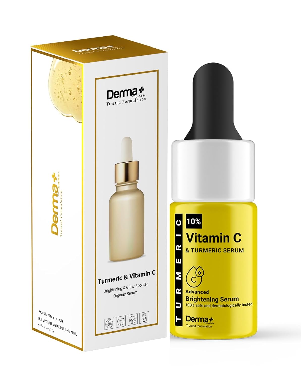 Derma Cure 10% Vitamin C | 2% Hyaluronic Acid | 2% Ferulic Acid | 5% ...