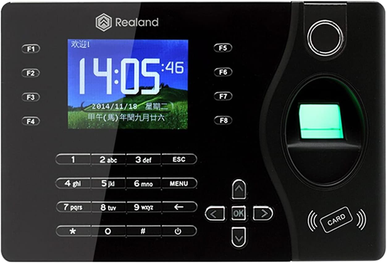 Amazon.com: TCP/IP Ports Biometric Fingerprint 125KHz Card Reader Time ...