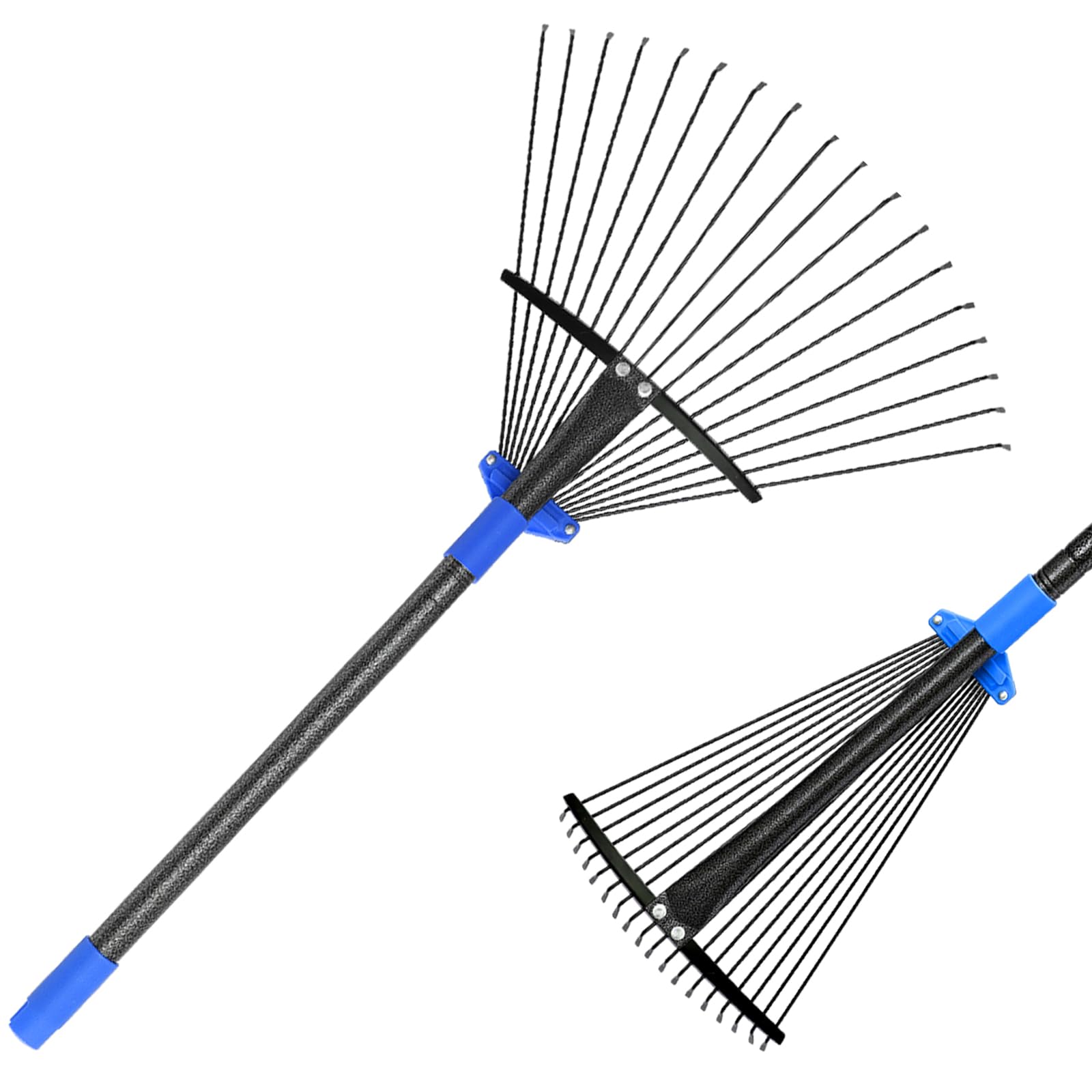 Amazon.com : Garden Rake for Leaves, Heavy Duty Metal Rake Garden Tools ...
