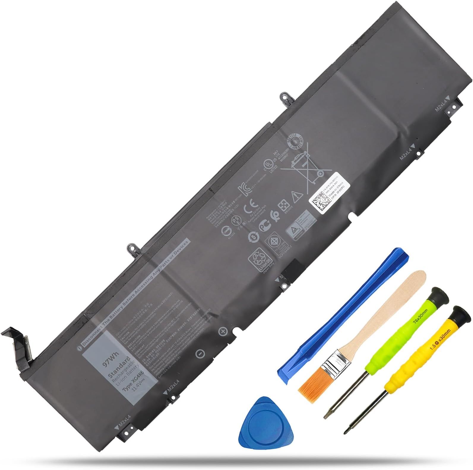 Amazon.com: RHKRKQN XG4K6 Laptop Battery Replacement for Dell XPS 17 ...