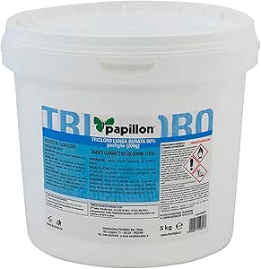 Trichlore pastilles 200 g 5 kg pour piscines 90% : Amazon.fr: Jardin