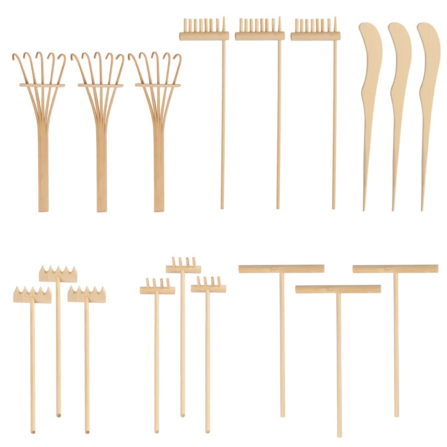 Amazon.com : 24 PCS DIY Sand Zen Garden Tools, Mini Zen Garden Rake ...