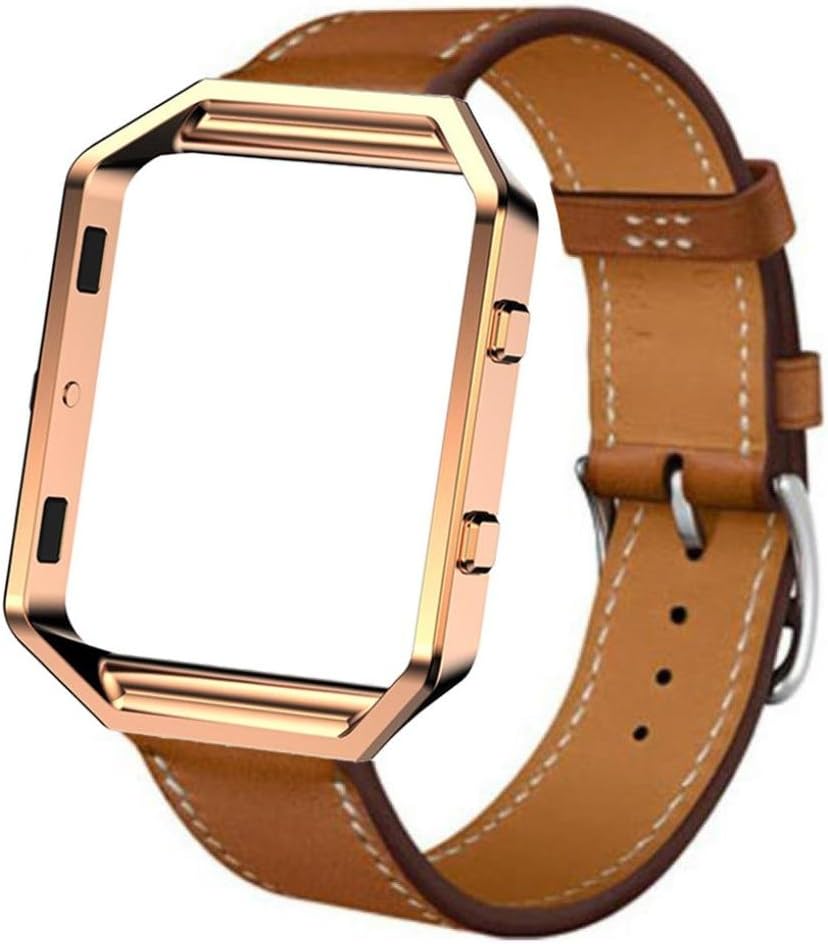 Amazon.com: For Fitbit Blaze Watch; A-store Luxury Genuine Leather ...