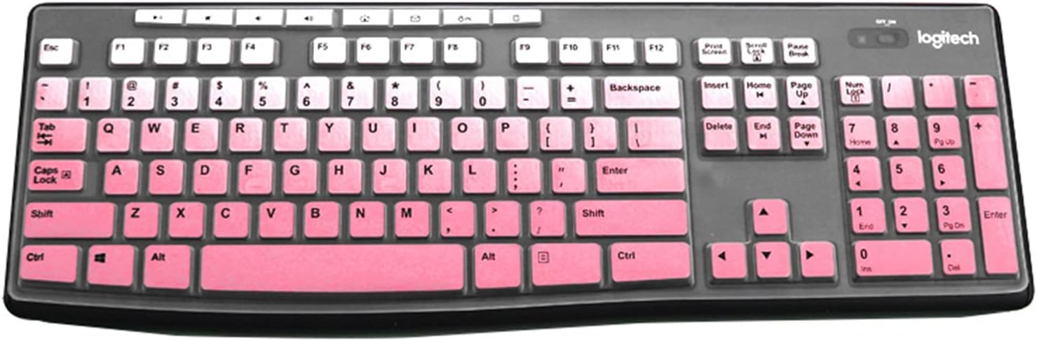 Amazon.com: Keyboard Cover Silicone for Logitech K350 MK550 MK570 ...