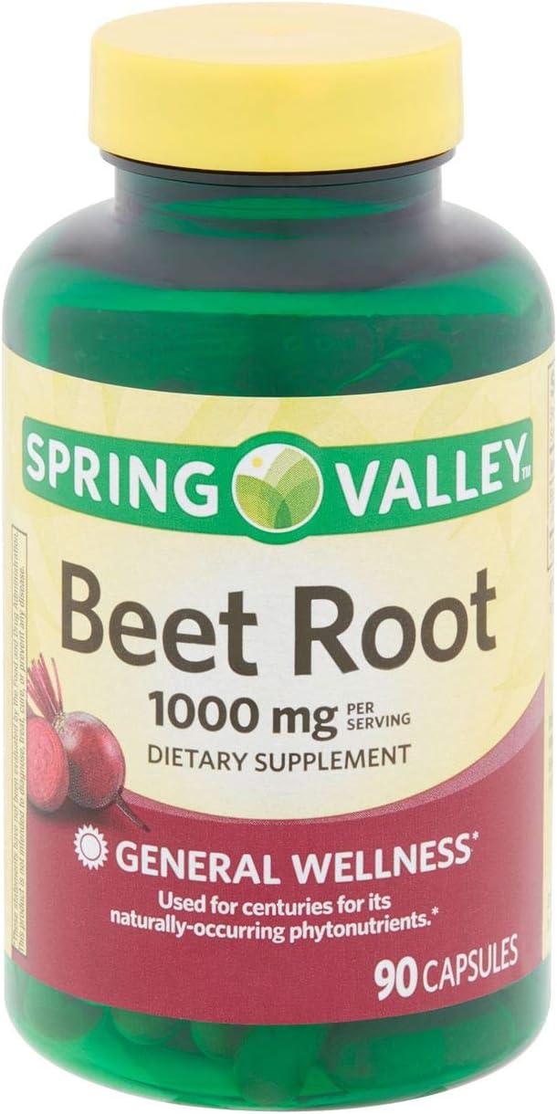 Amazon.com: Spring Valley Beet Root 1000mg dietary supplement 90 ...