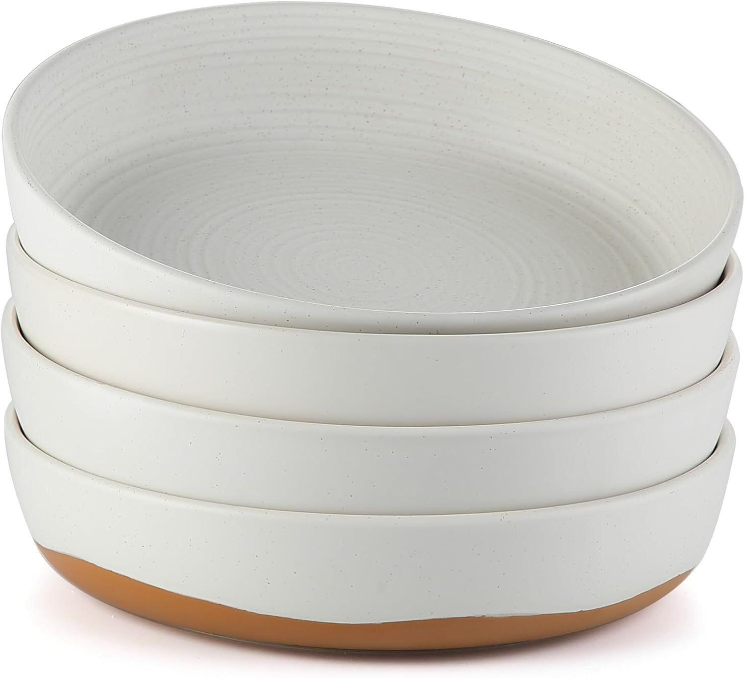 Amazon.com | Lareina Pasta Bowls Set of 6, 35 OZ Large Capacity Ceramic ...