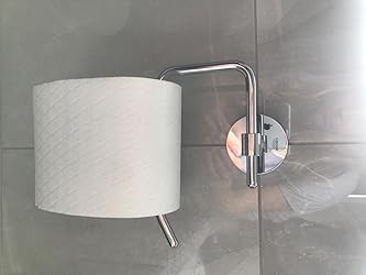 GROHE BauCosmopolitan Toilet Paper Holder (Metal without Cover, Concealed Fastening, Including ...