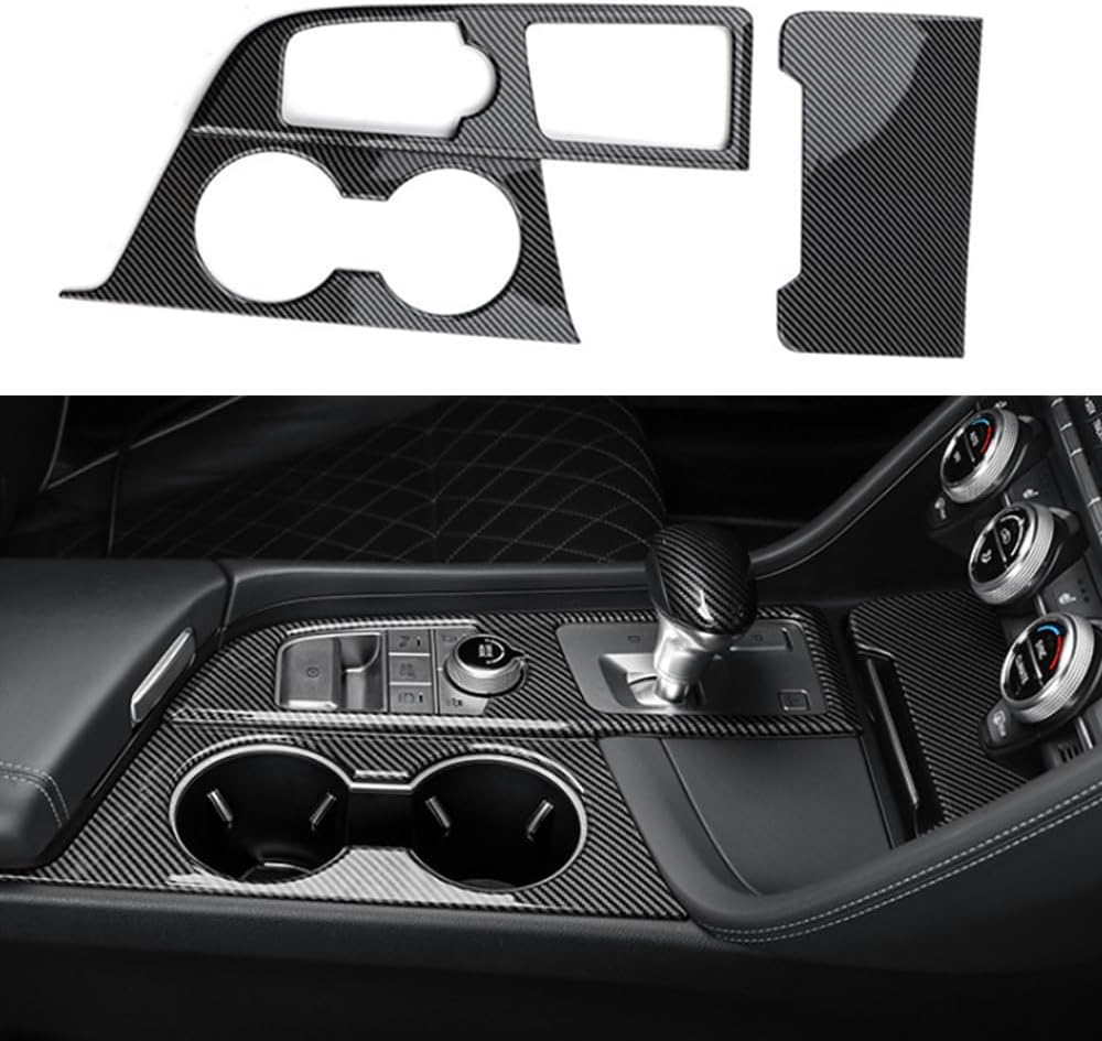 Amazon.com: JUIVEEL ABS Central Gear Shift Panel Cover Center Control ...