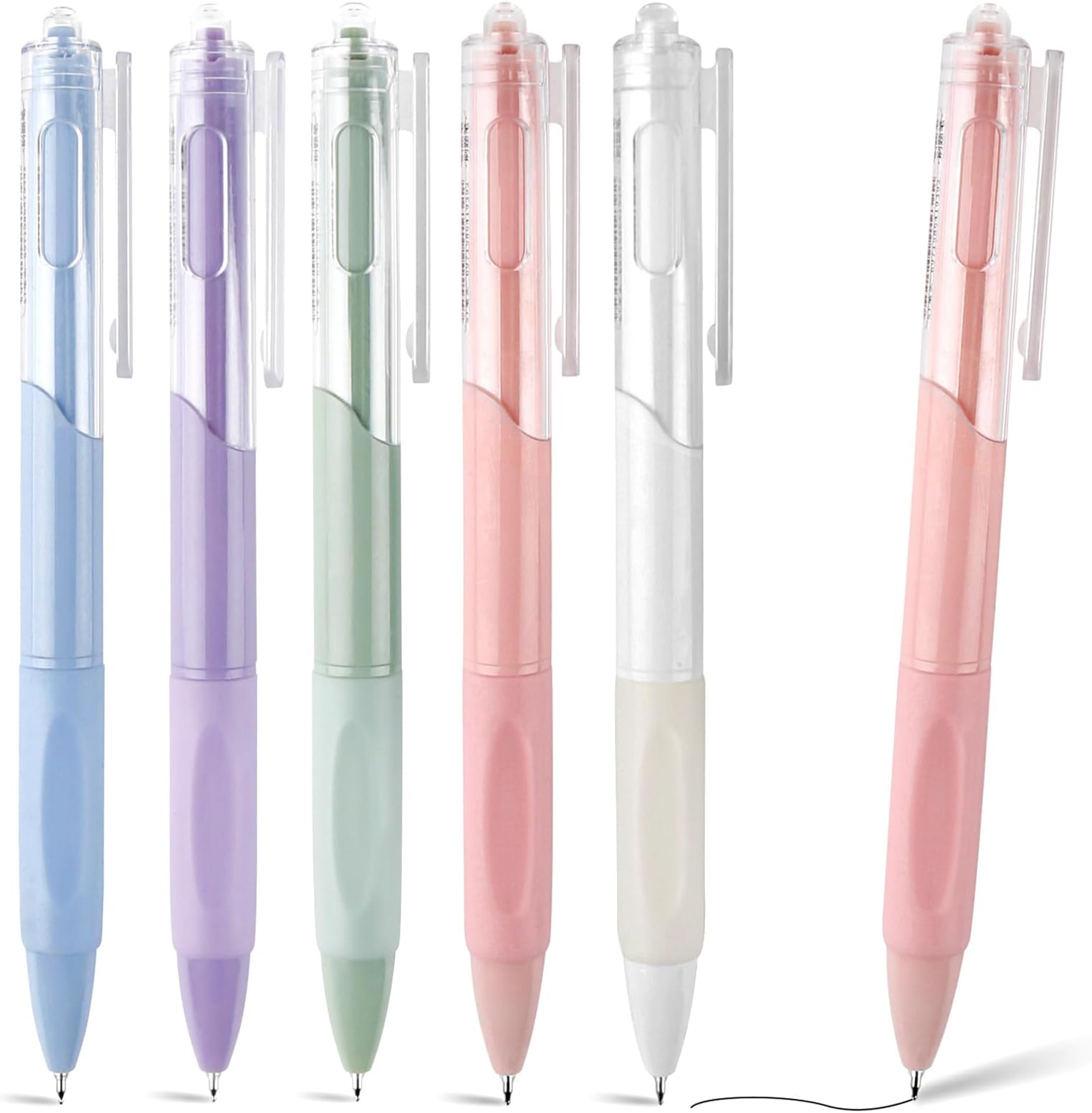 Amazon.com: GOMOVING 5 Pcs Gel Pens, Ink Pens Fine Point Smooth Writing ...