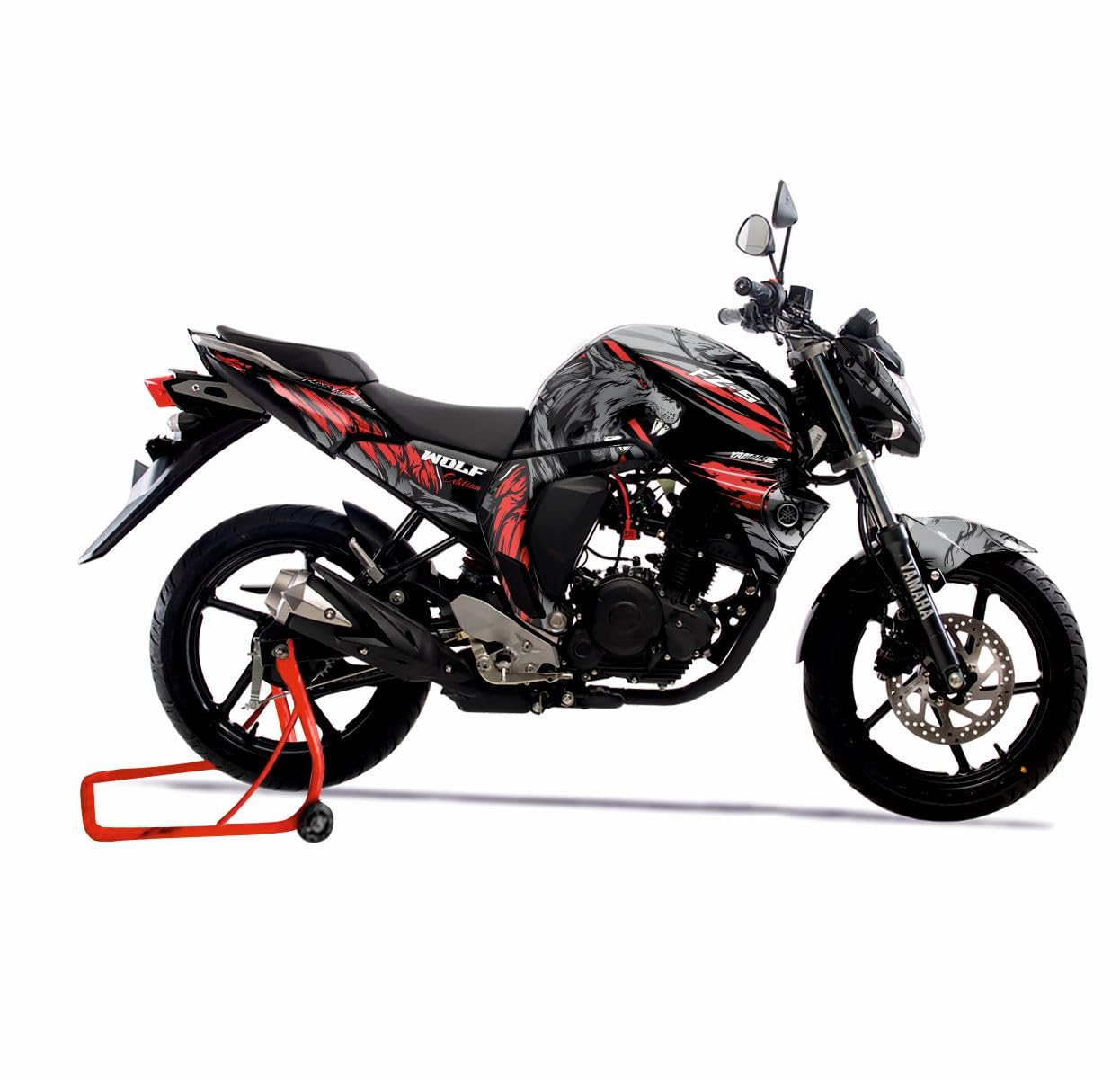 Yamaha Fz16 Black Stickering Yamaha FZ Purchases V2 Side View Mirror