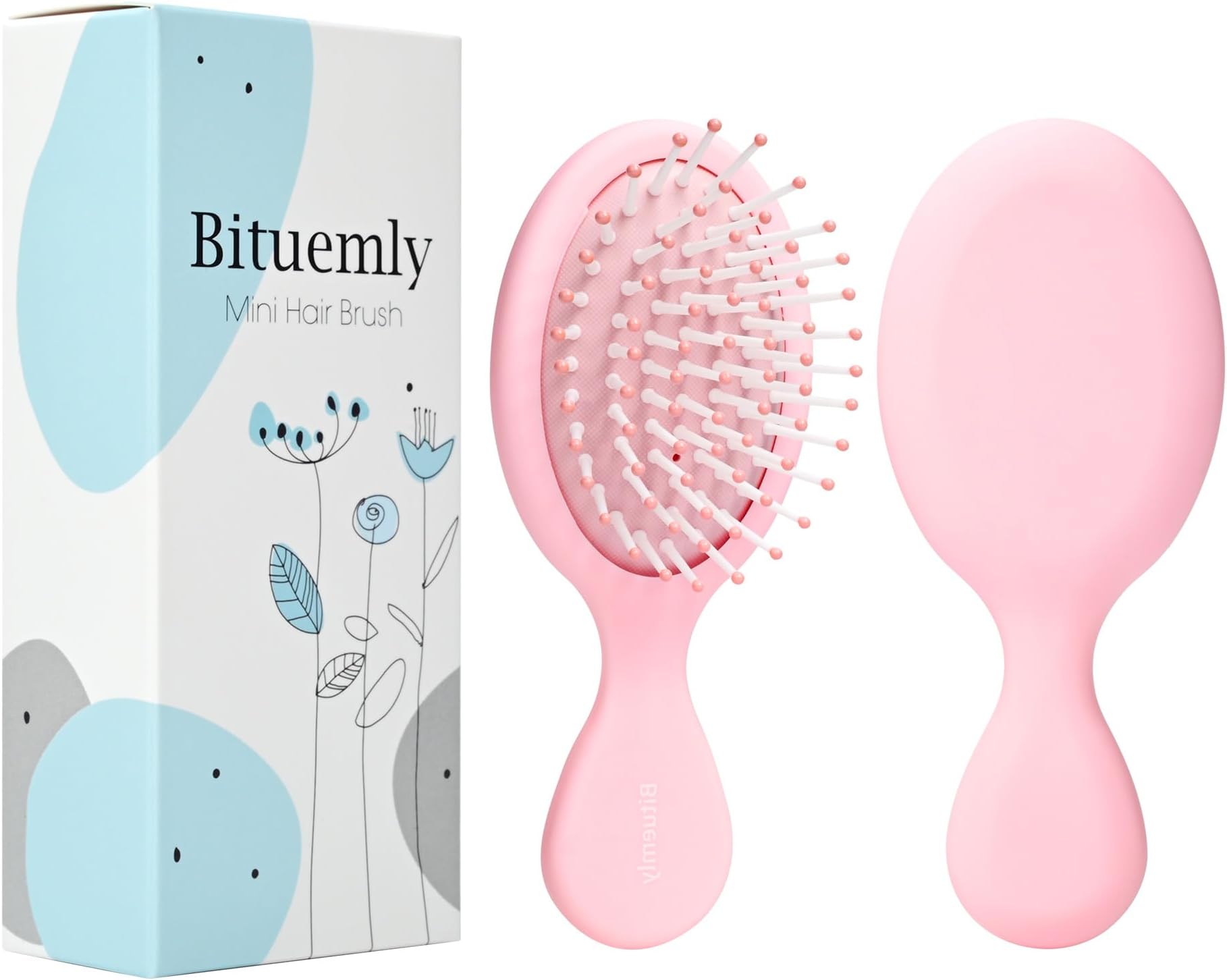 Amazon.com : RHOS Mini Hair Brush for Women,Men and Kids-Travel Size ...