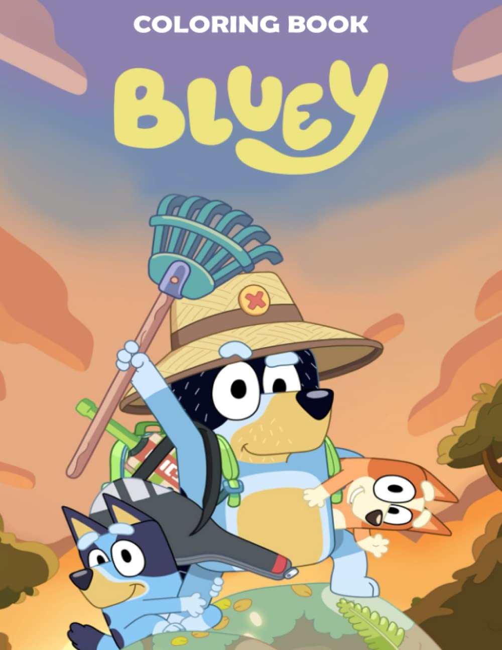 Bluey Coloring Book 100 Great Coloring Pages For Kids Teens ...