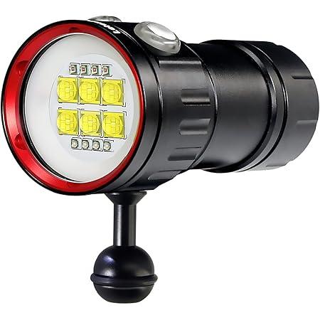 Amazon.com: Dive Light,LetonPower TS S 10000Lumens 100m Underwater ...
