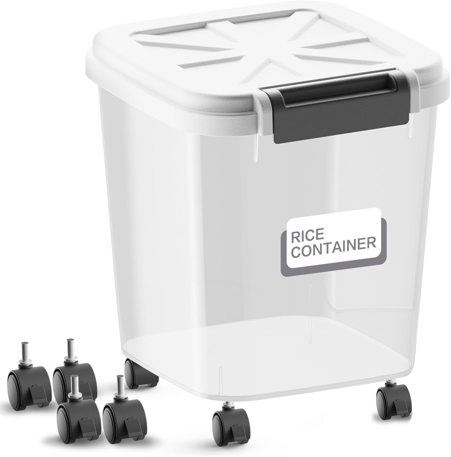 Amazon.com: DDMOMMY 20-50 Lbs Food Storage Containers,Collapsible Rice ...