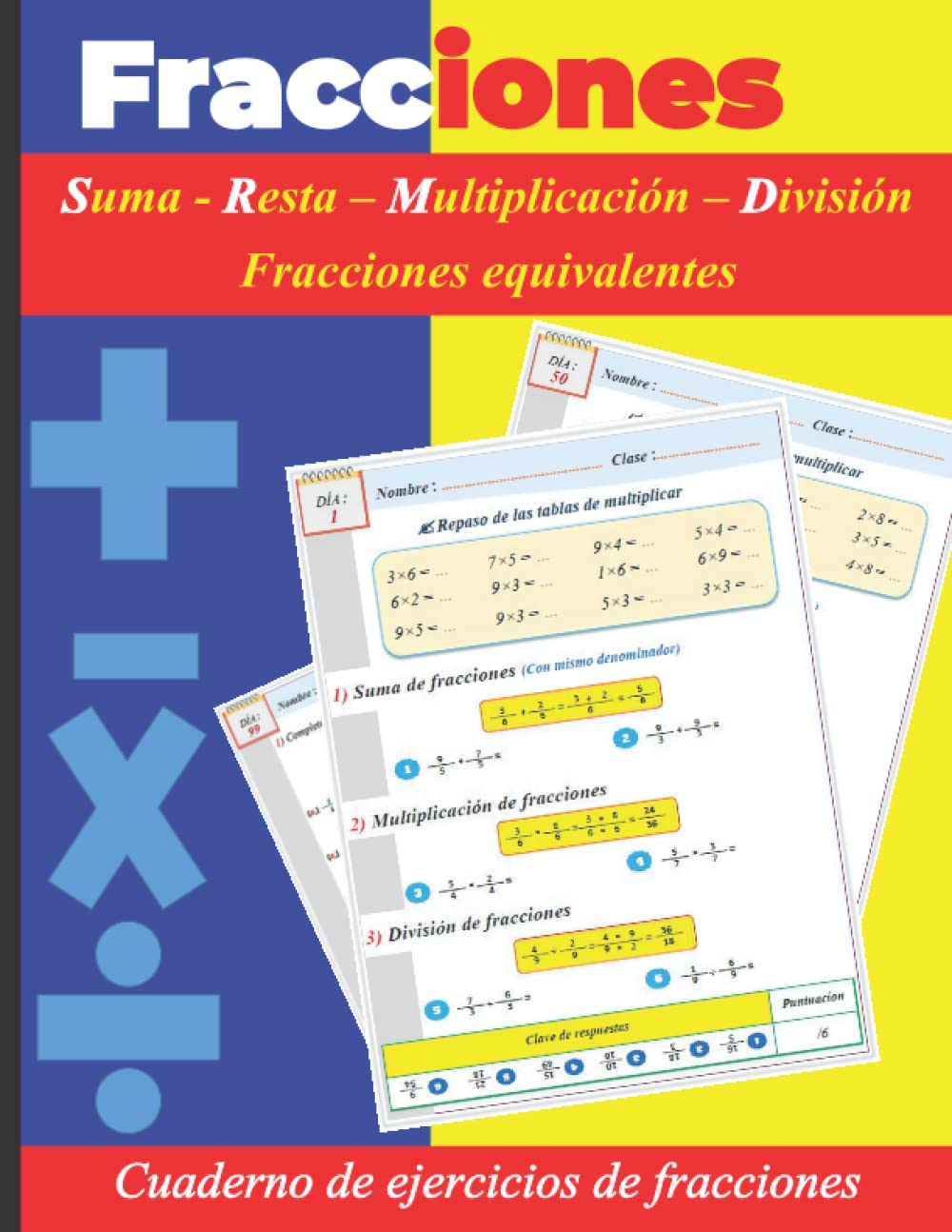 Amazon | Fracciones : Suma y Resta | Multiplicación y División ...