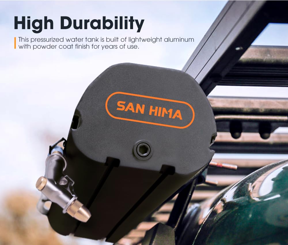Snapklik.com : Pressurized Water Tank 8 Gallon, Portable Camping Shower ...
