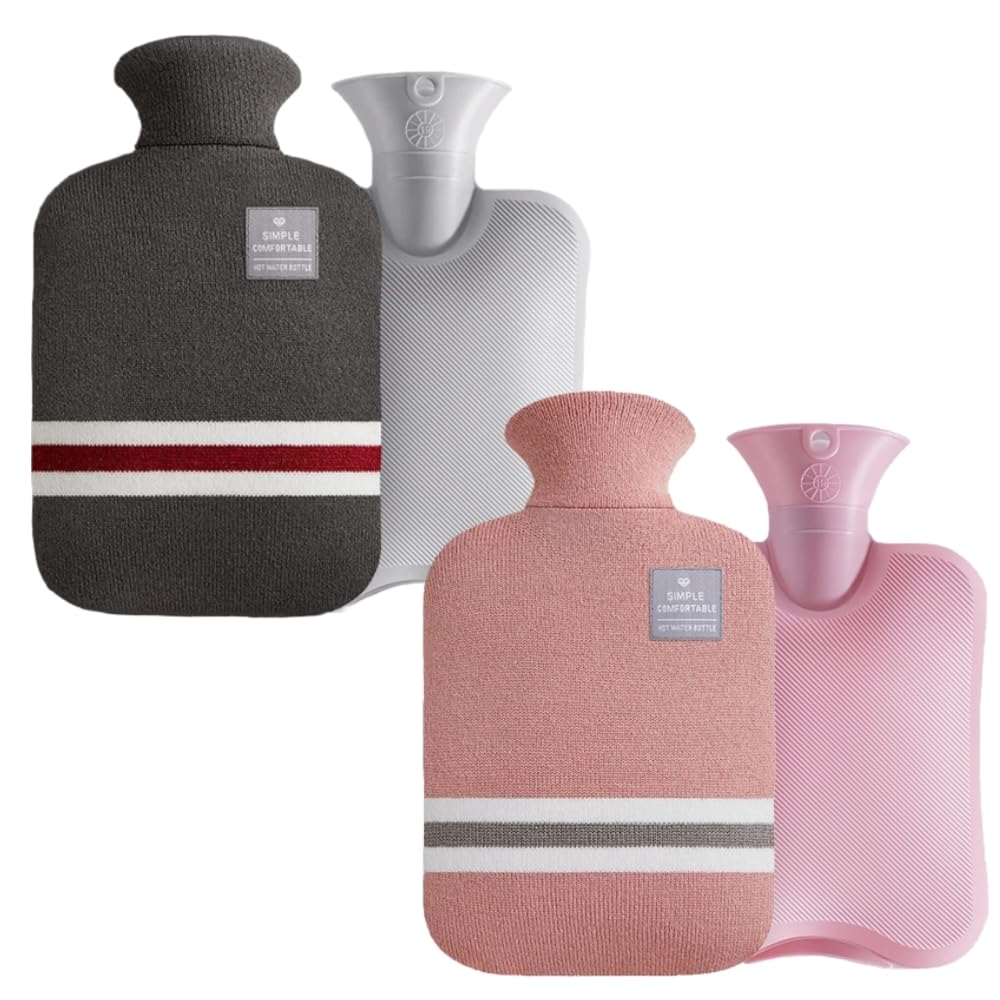 Amazon.co.jp: IPPON 湯たんぽ ゆたんぽ エコ湯たんぽ 2個セット 注水式 容量2L pvc 柔らか カバー付き 湯タンポ ...