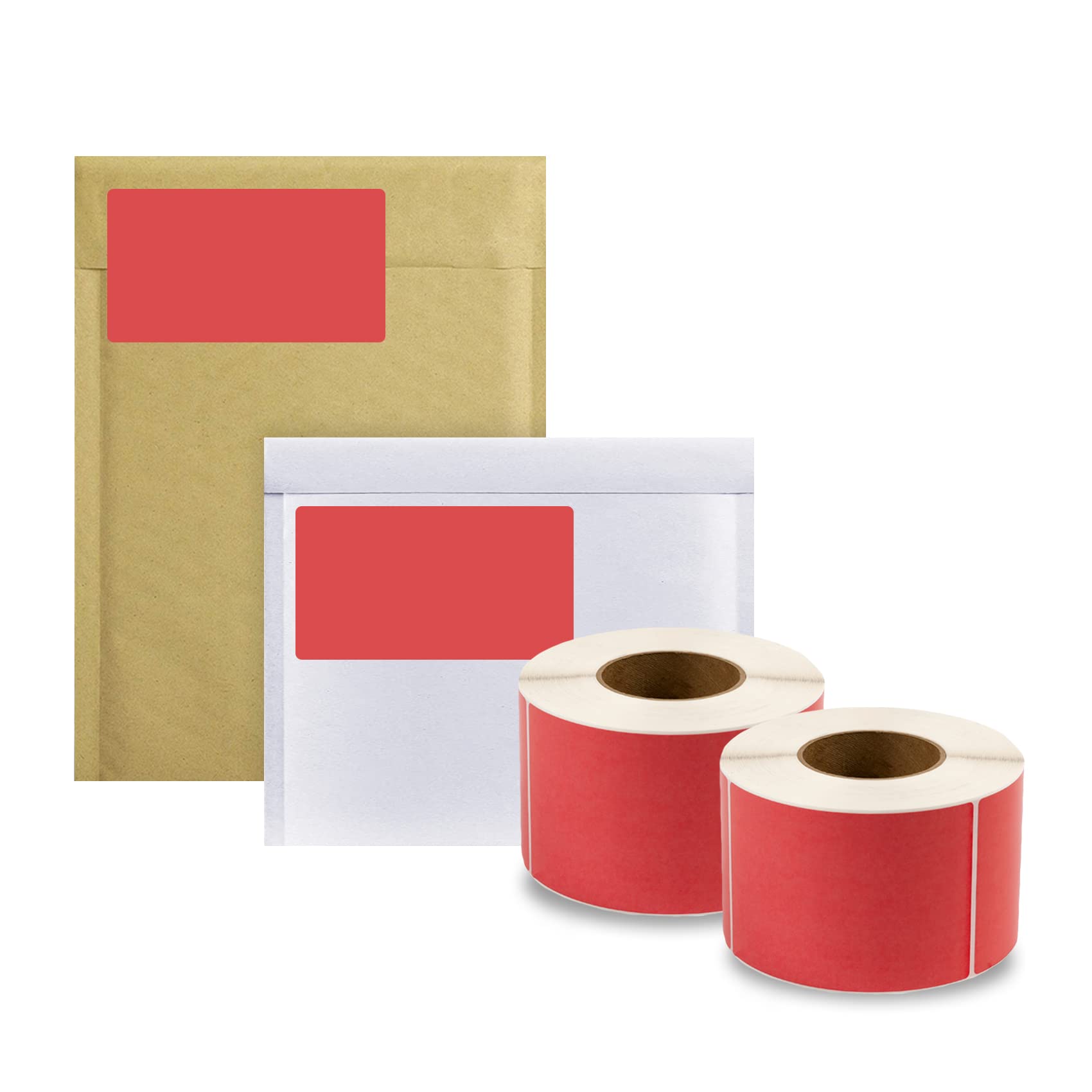 Amazon.com : AMZ Thermal Transfer Labels 4” x 6", Pack of 4000 Red ...