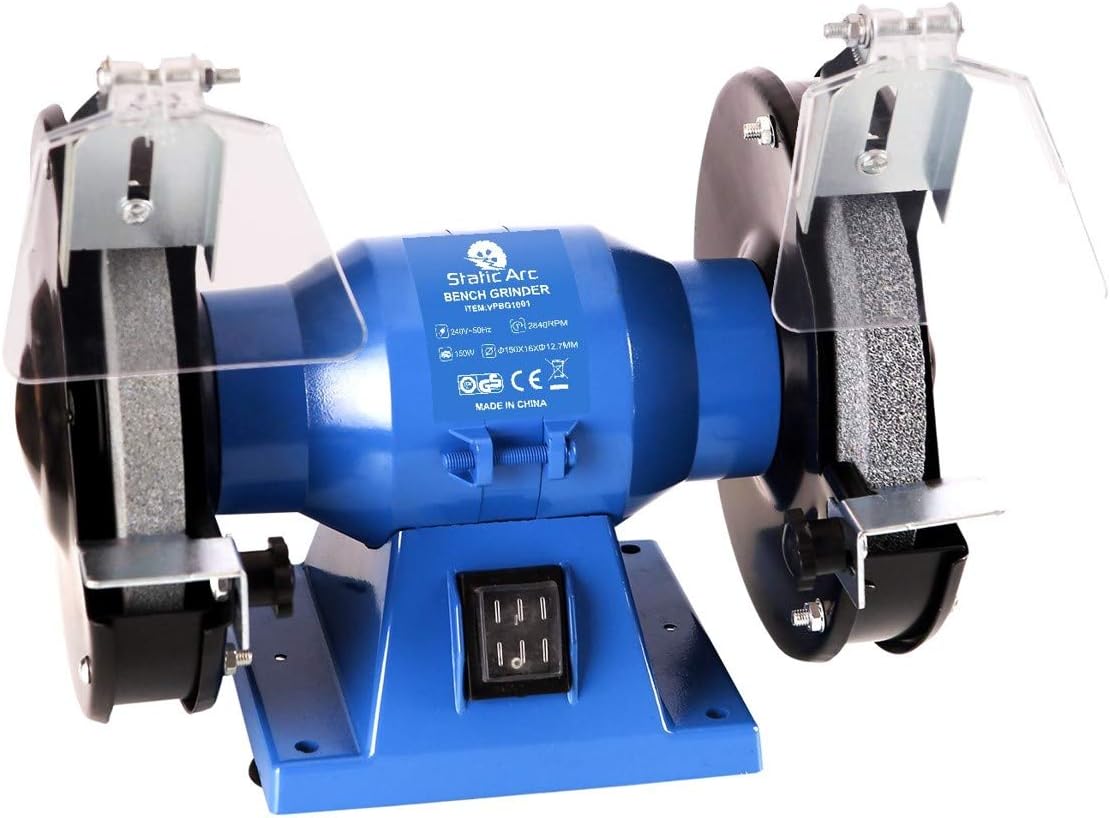 150W Electric Bench Grinder Machine Dual Wheel Metal Sander Polisher ...