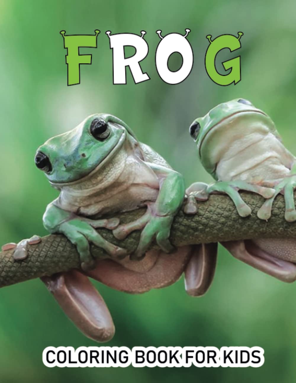 Frog Coloring Book For Kids Amazing Frog Coloring Book Kids ...
