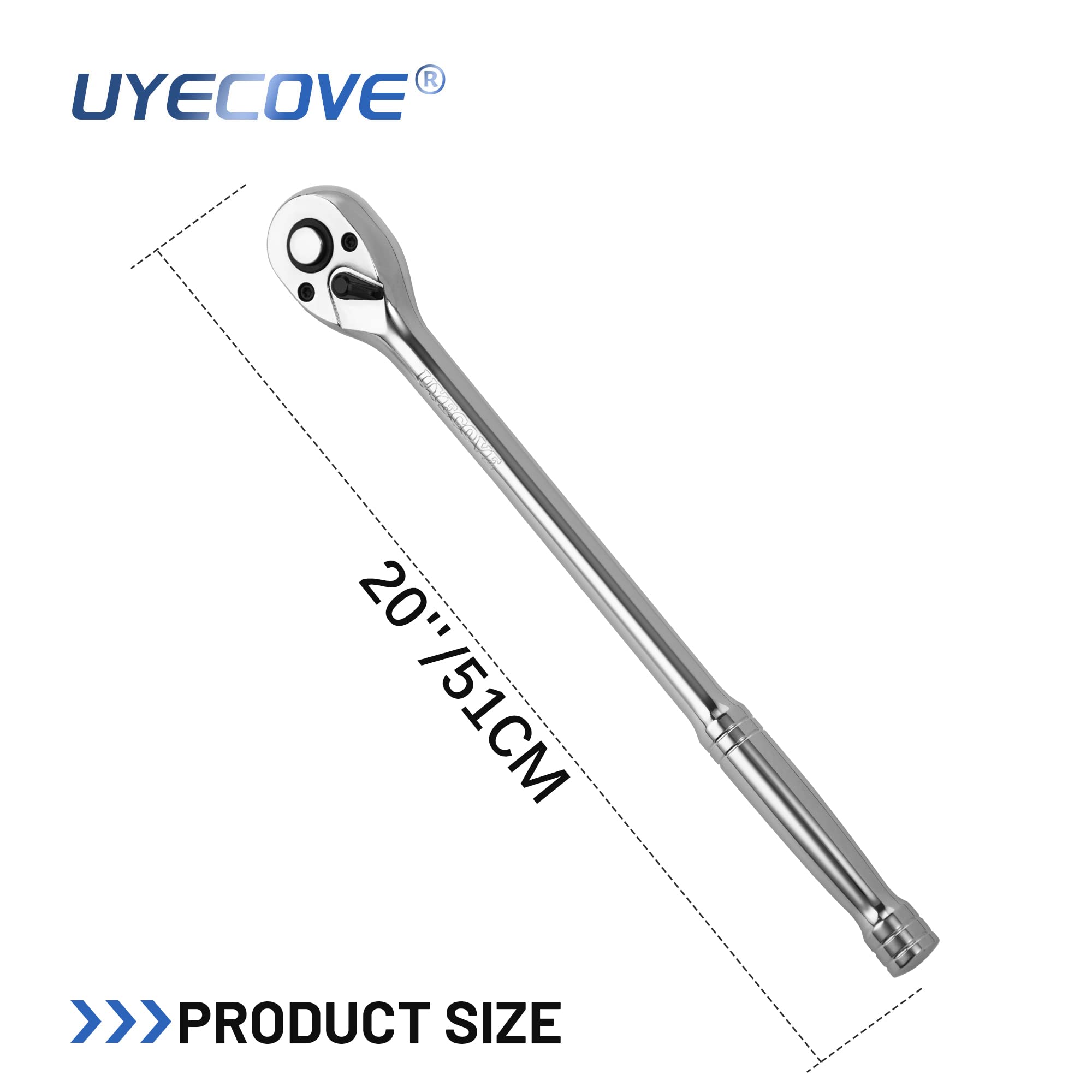 Snapklik.com : UYECOVE 1/2-Inch Drive Ratchet Wrench, 1/2 Ratchet ...