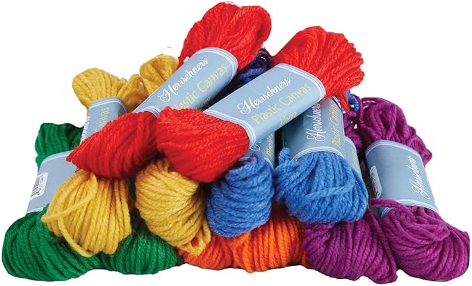 Amazon.com: Herrschners Plastic Canvas-Primary Colors Yarn