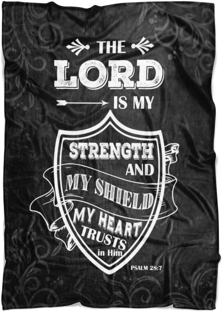 Amazon.com: Rinke The Lord is My Strength and My Shield Bible Verse ...