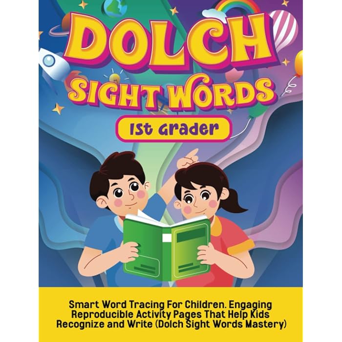Buy Dolch Sight Words: 1st Grader: Smart Word Tracing For Children ...