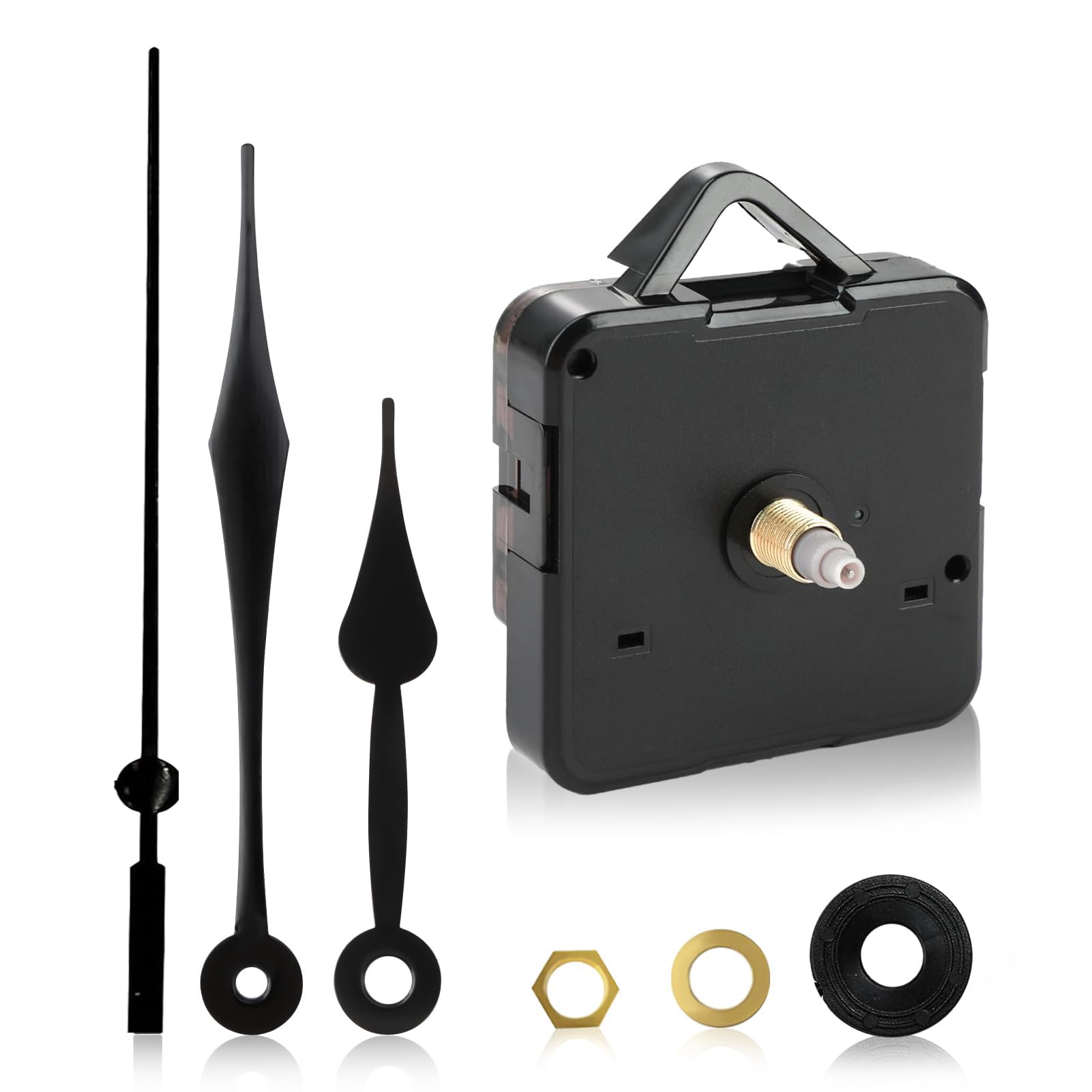 ZAPNIYL Clock Mechanisms Battery Powered, Silent Quartz Clock Mechanism ...