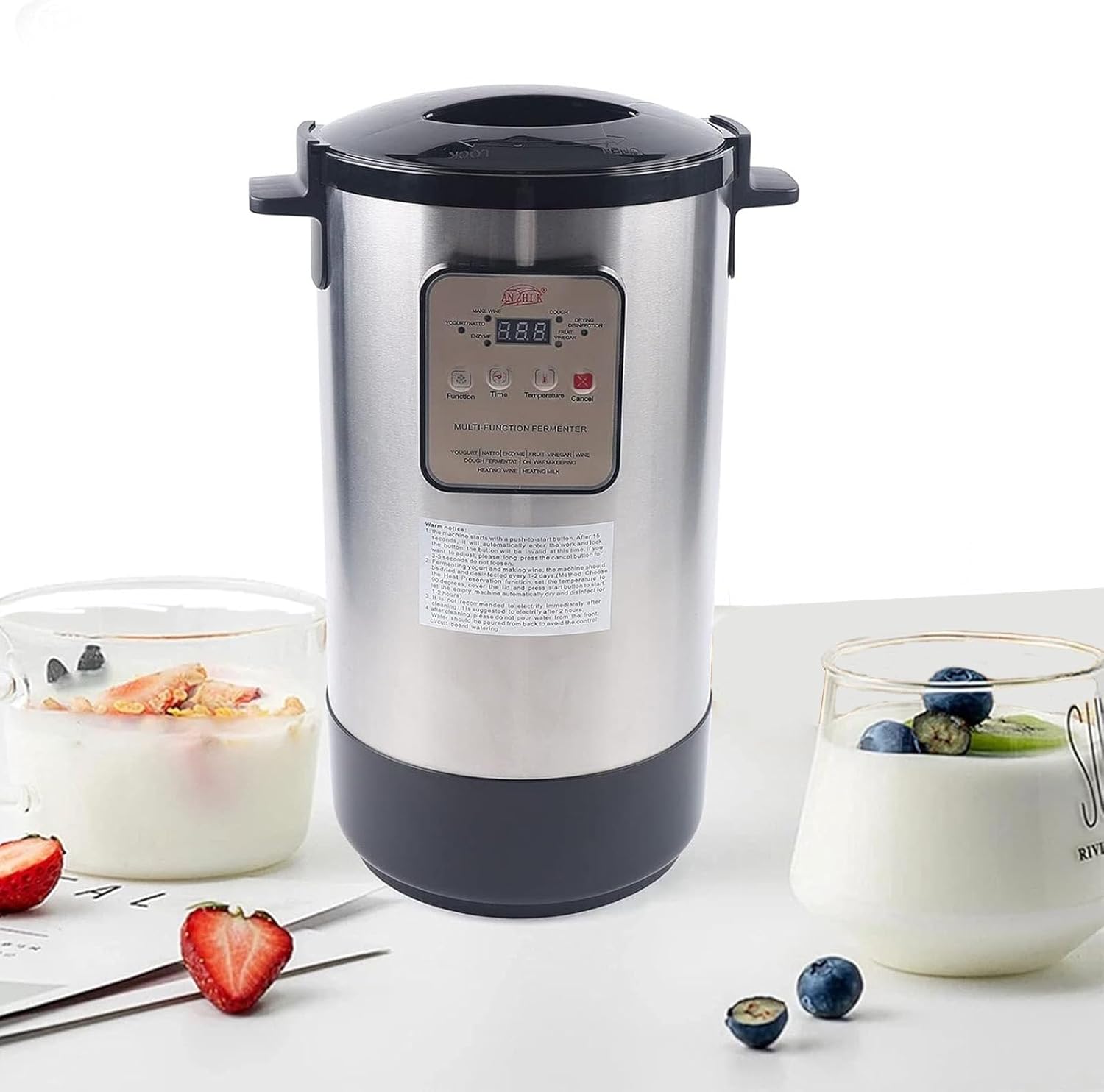 Amazon.com: Commercial Yogurt Makers,12L Full Automatic smart Control ...
