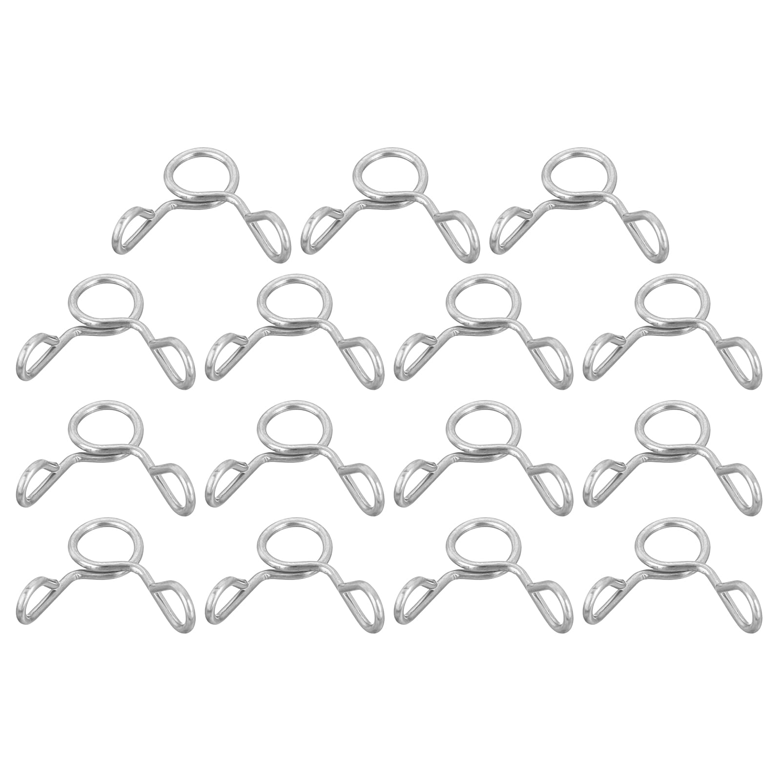 Amazon.com: uxcell 15 Pcs Fuel Line Hose Tubing Spring Clips, 5.5mm ...