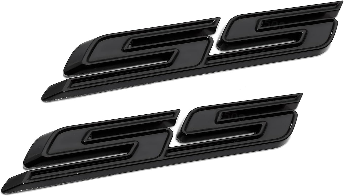 Amazon.com: 2pcs SS Emblems 3D Decal Sticker Logo for SS Series Truck ...